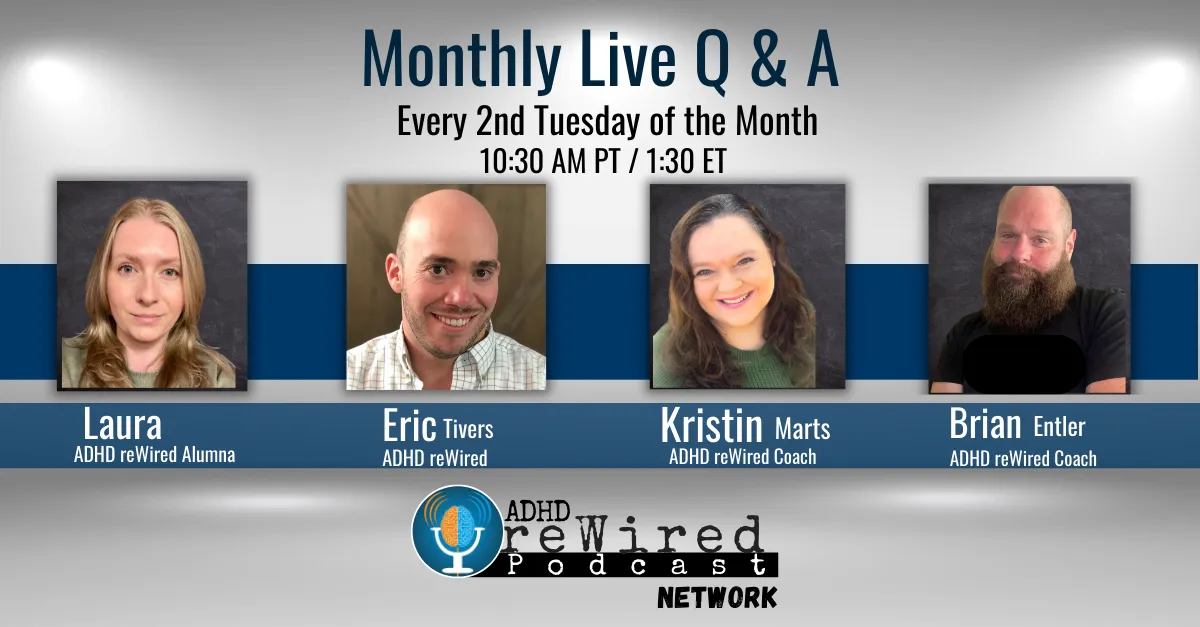 Webinars & Live Events - ADHD reWired