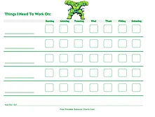 Tools, Worksheets, Behavior Charts, ADHD,